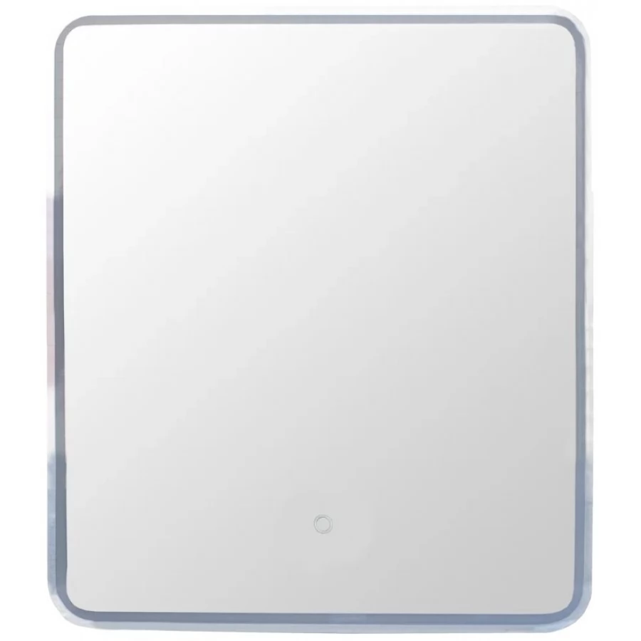 Зеркало-шкаф Каре 55 правое с подсветкой, сенсор на зеркале