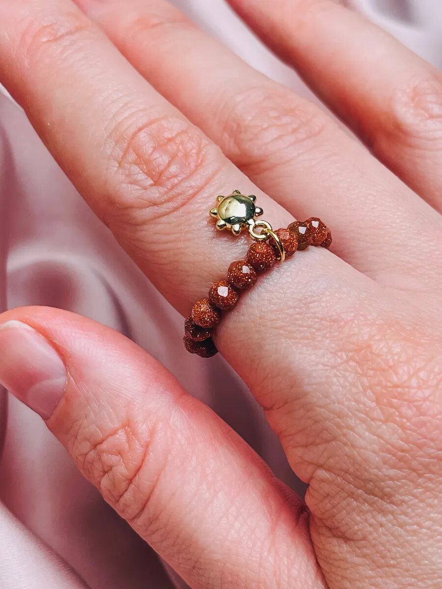 Кольцо, авантюрин