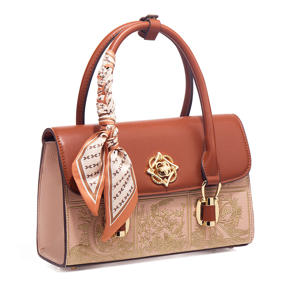 Подарок на День матери: вышитая женская сумка в новом китайском стиле с большим объемом, элегантная и высококачественная сумка через плечо для мам.