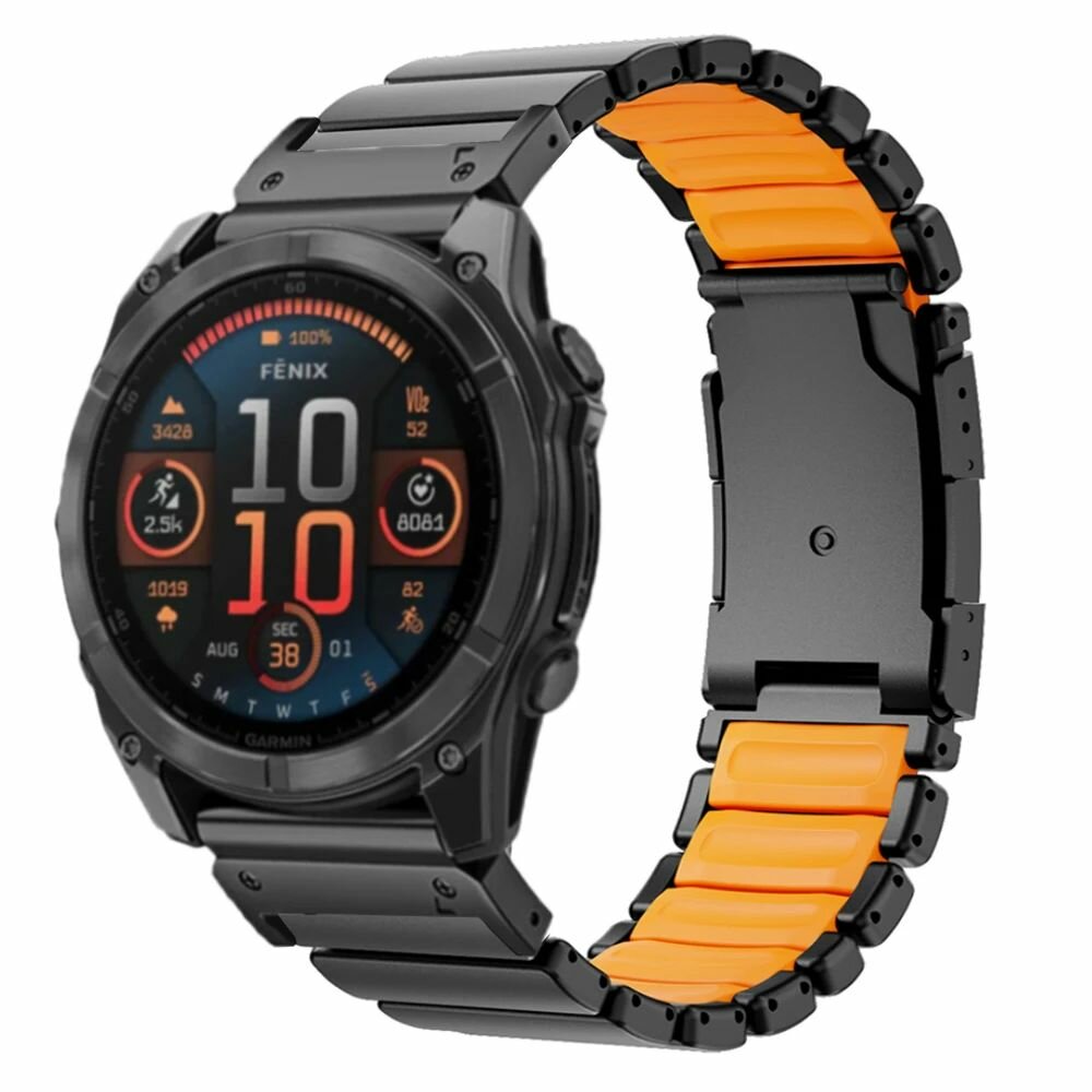 Титановый ремешок Quick Fit для часов Garmin Fenix 8,7X Pro, Tactix 7, EPIX Pro 51 мм Enduro 3 2X