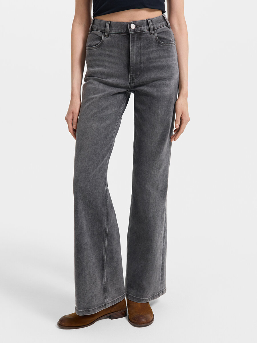 Джинсы клеш 