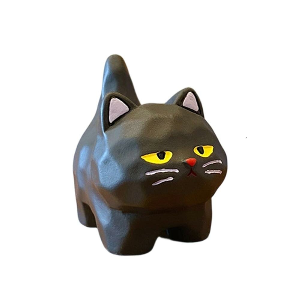 Фигурка кота из смолы, Модель синего кота