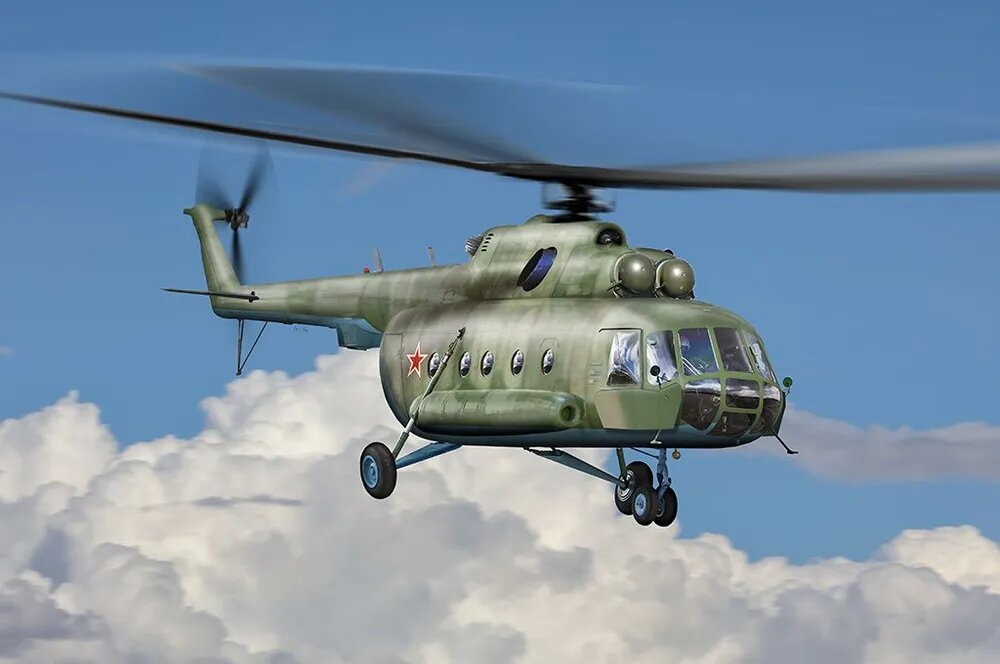 Trumpeter 05814 Вертолет Ми-17 Hippo H модель 1/48 ABS пластик