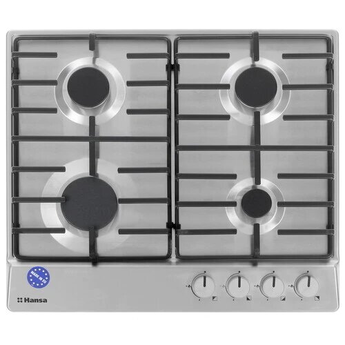 Варочная панель газовая Hansa BHGI650103 серебристый, нержавеющая сталь