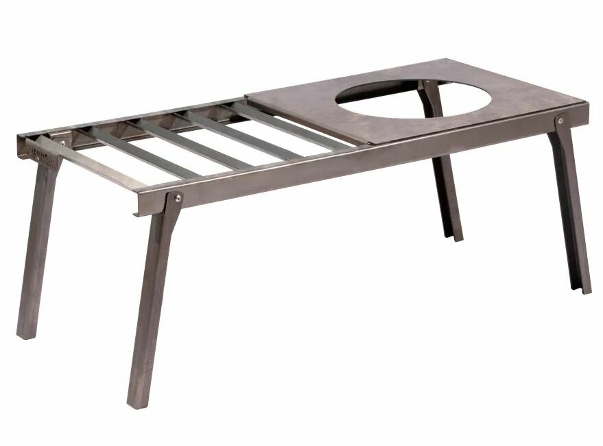 Решетка костровая "Следопыт" с подставкой под казан, усиленная, в сумке, PF-GR-12