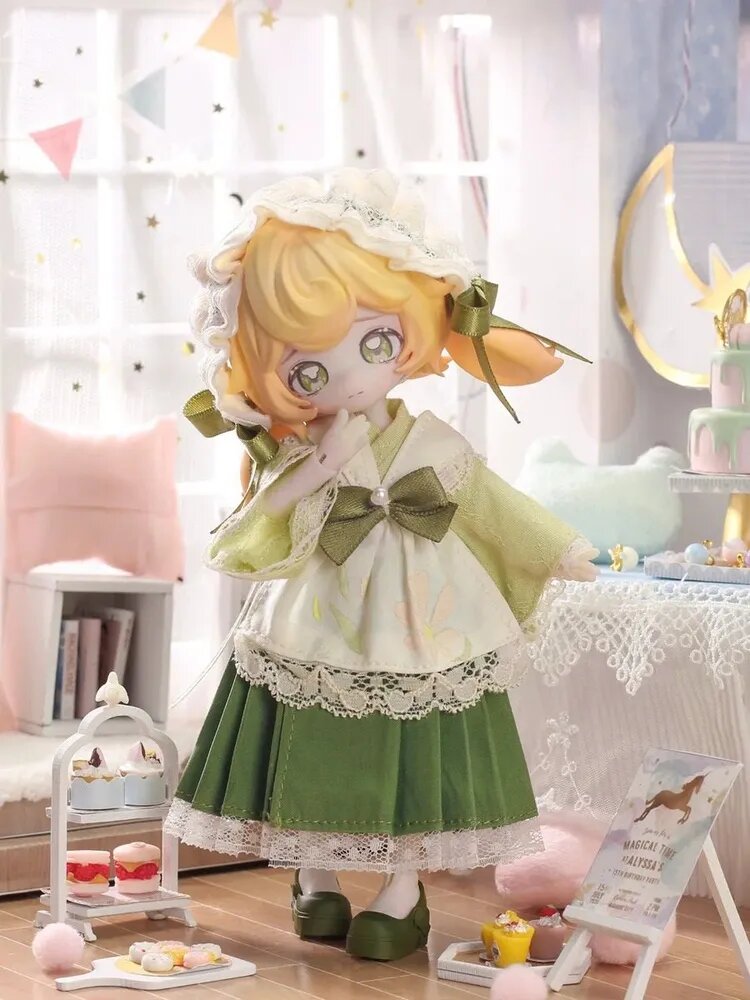 LEI-Doll Кукла BJD 1/12 шарнирная (Inedible Doll) аниме с одеждой и аксессуарами . 15 мин. BJD Кукла, Чао играет вручную