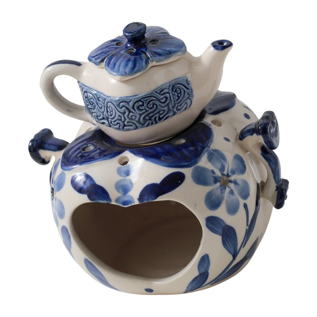 Керамические горелки для эфирного масла, горелки для расплава воска, держатель для ароматерапии, подсвечник для свечи, рождественский подарок на новоселье