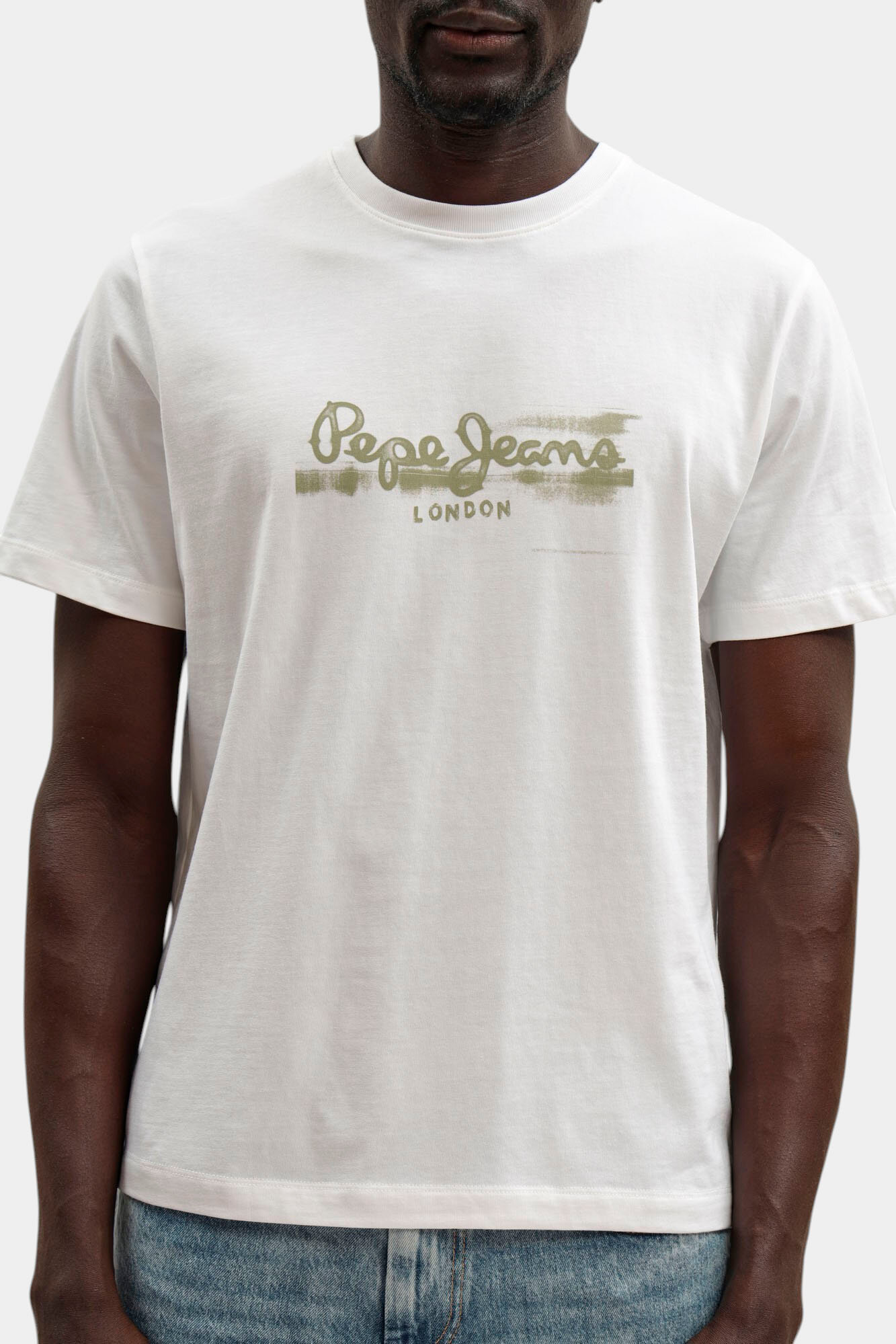 Футболка Pepe Jeans, размер L, белый, — фото 1