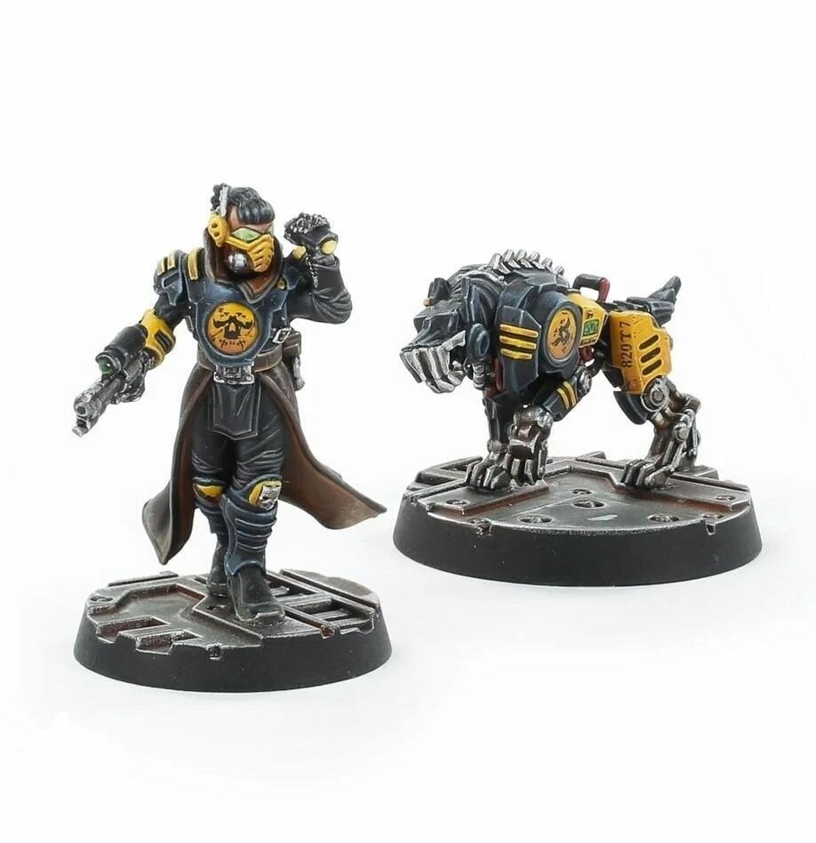 Scrutinator Primus Servale. С подставками. Necromunda. Warhammer