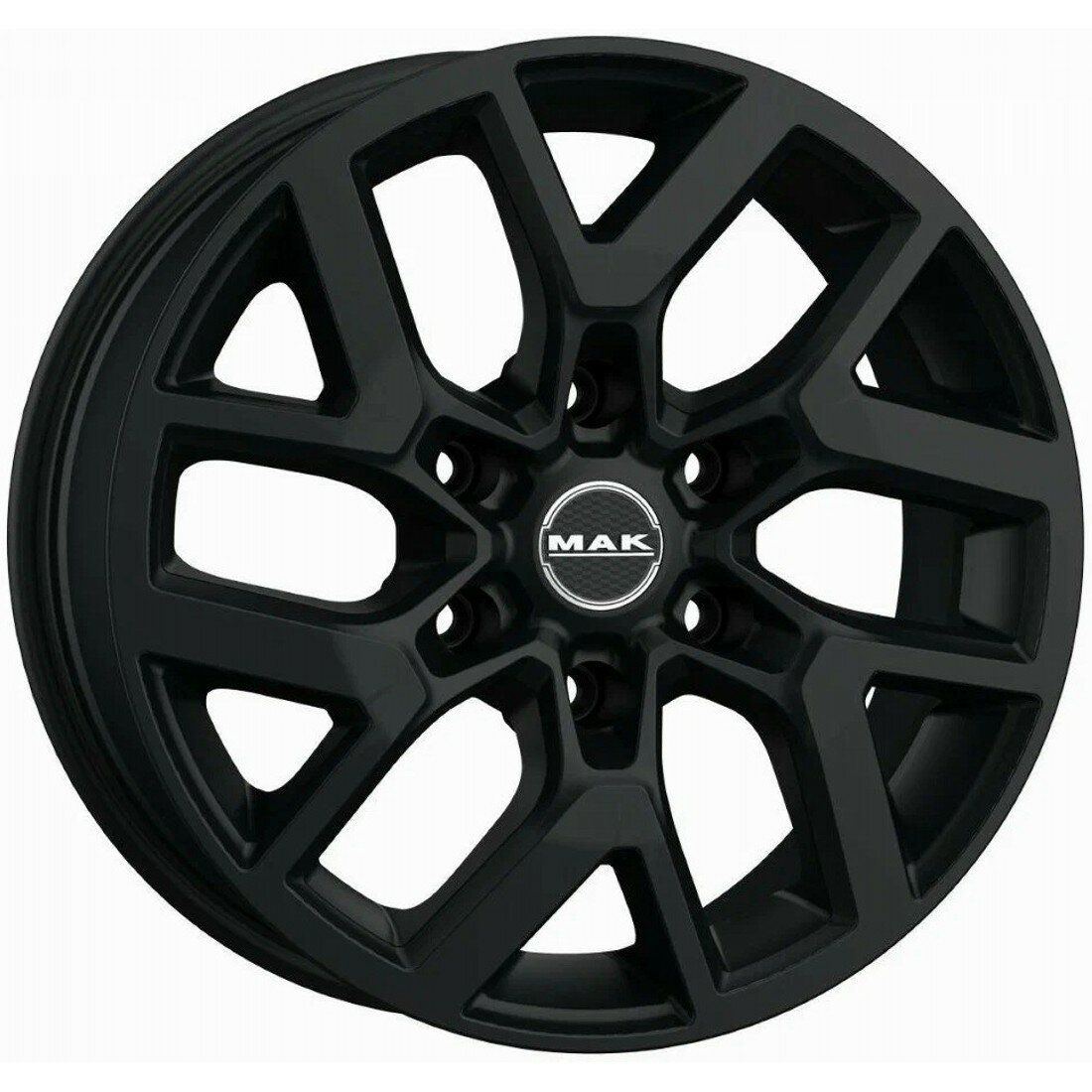 Колесный диск MAK Gravel 8x18 6x130 ET53 84,1 Matt Black литой для автомобиля