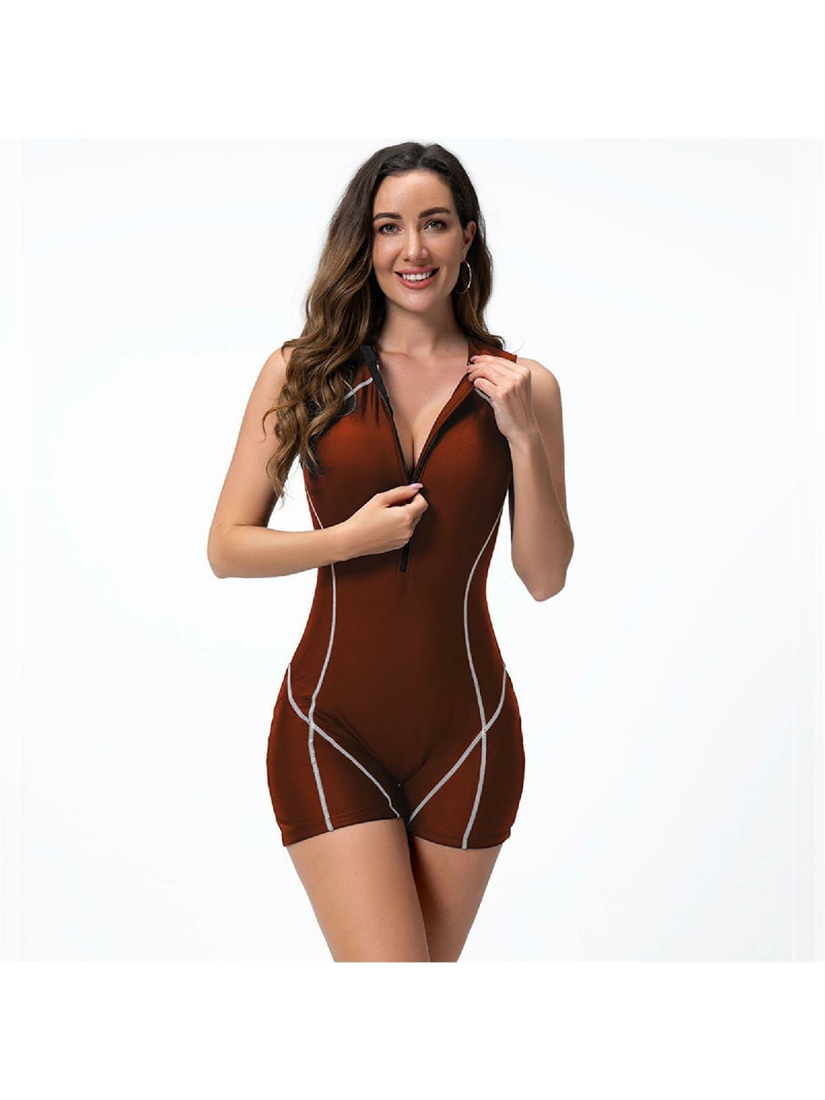 Женская Защитная одежда для серфинга С легким доступом На молнии, Защищающая от Солнца для водных видов спорта