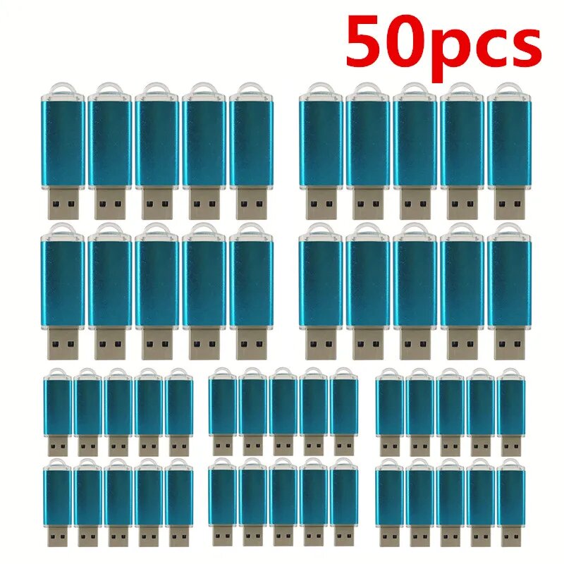 USB-флешка 16 ГБ, sky blue, 50 шт.