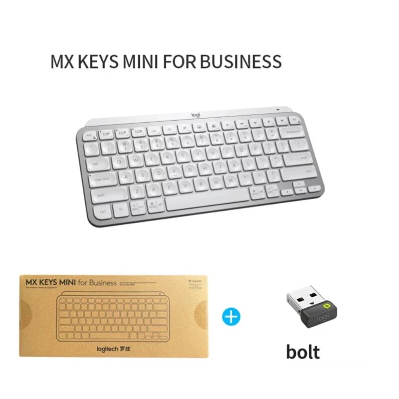Logitech MX Keys Мини Беспроводная Клавиатура MX Keys Mini White