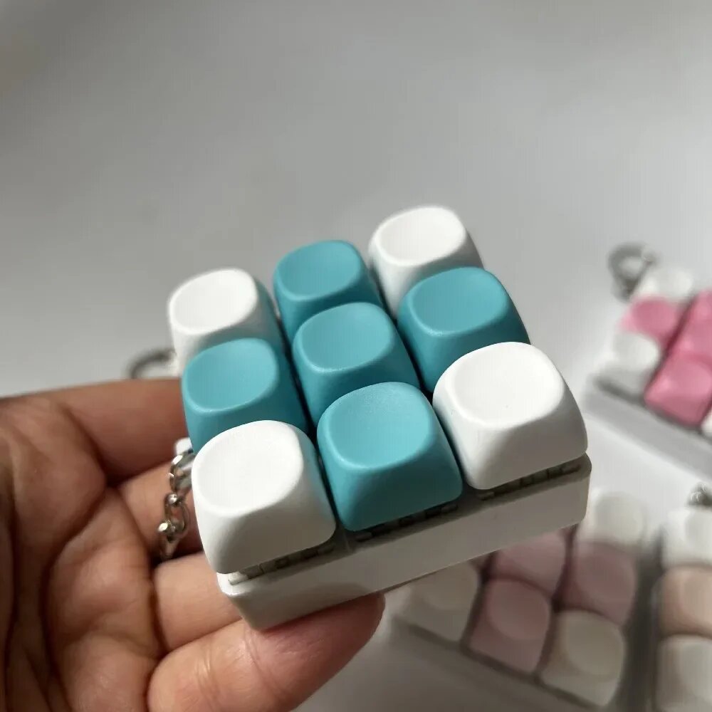 Антистресс кнопка-кликер 3/4/9 клавиш O