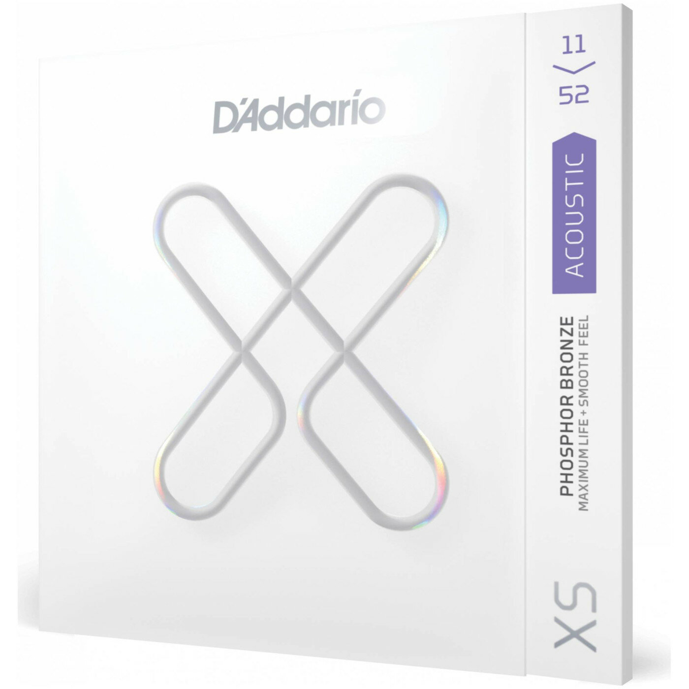 D'Addario XSABR 1152 - Струны для акустической гитары 11-52, Custom Light, серия XS