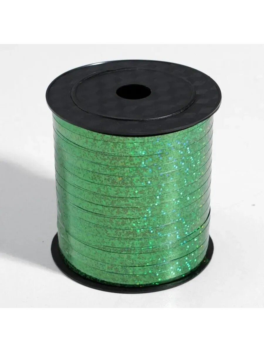 Блестящая металлическая лента для декора и упаковки