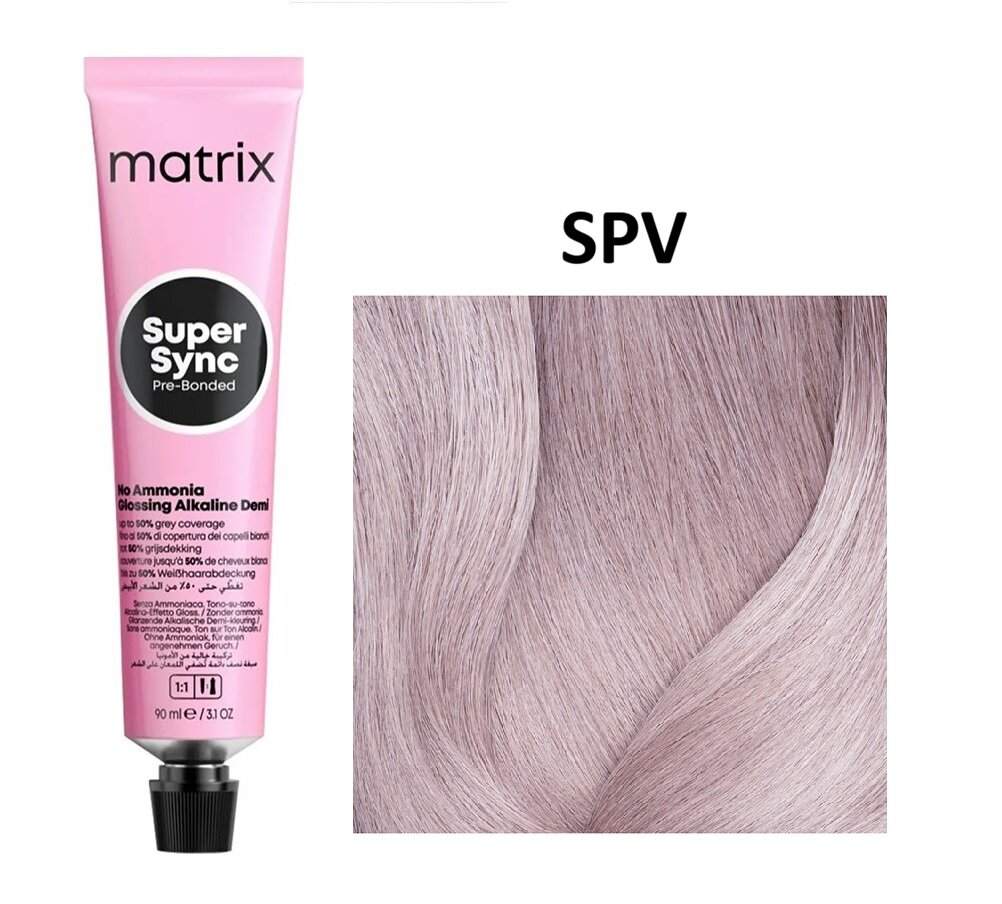 Matrix Краска без аммиака Super Sync SPV пастельный перламутровый Pre-Bonded 90 мл