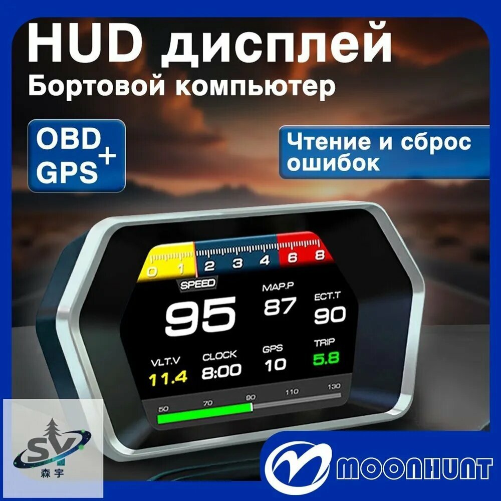 Компьютер бортовой, 12 Вт арт. BORNUM