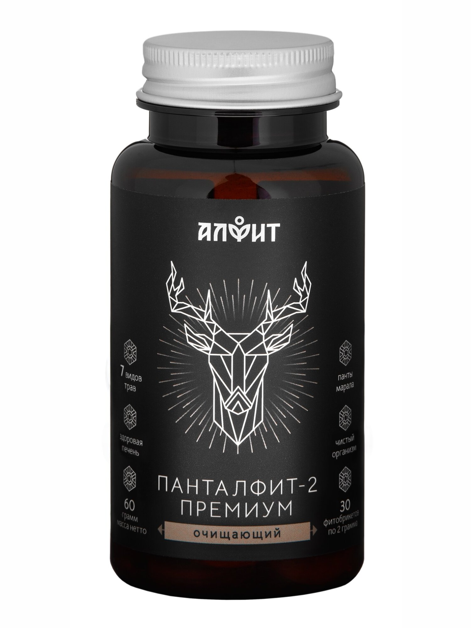 Очищающий Панталфит-2 Премиум от бренда "Алфит", 30 брикетов по 2 грамма