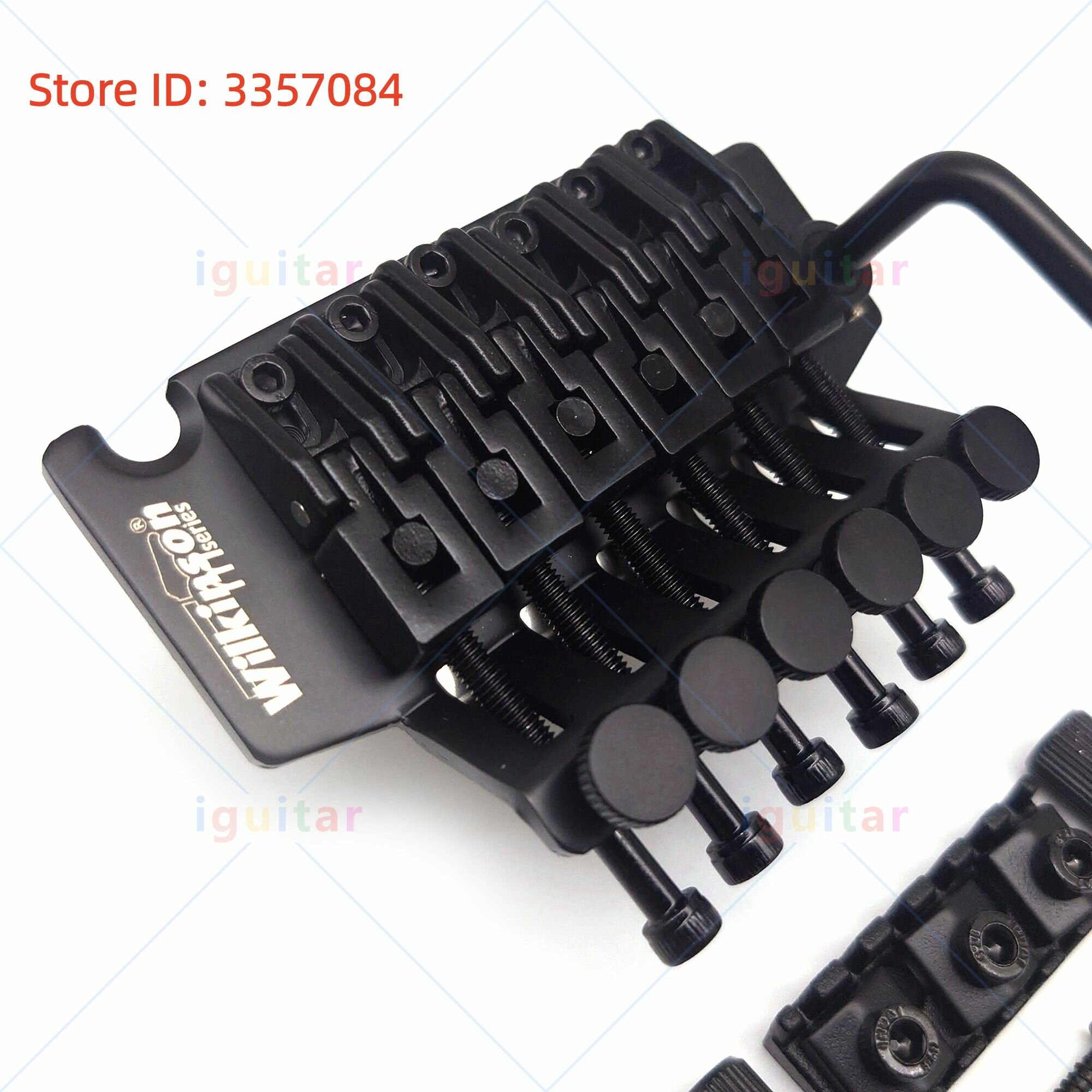 Электрогитара Wilkinson WODL1 с 6 струнами, черный мост тремоло с двойным замком