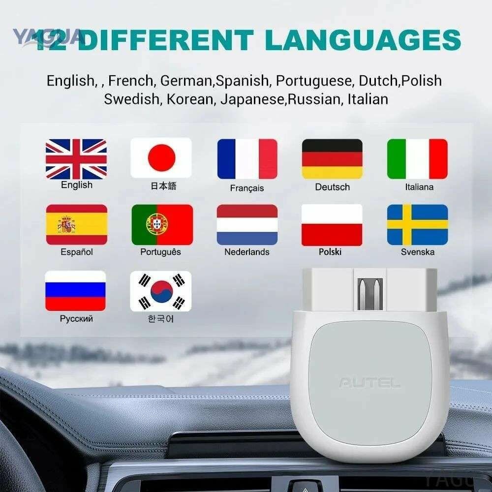 Сканер - считыватель Autel AP200 Bluetooth OBD2 с общесистемной диагностикой YAGUA
