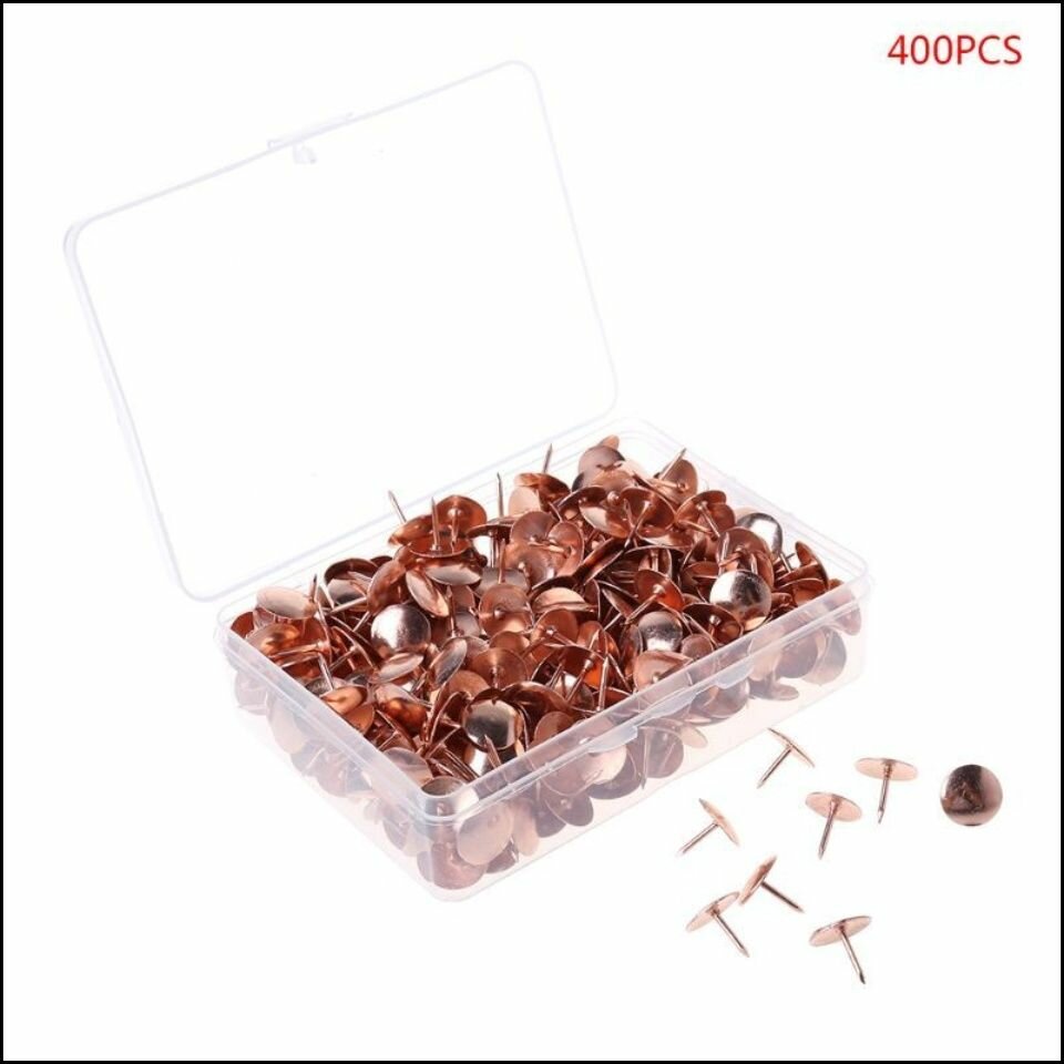 Настенные маркеры для карт и фото, 400 премиальных металлических кнопок с пробковой доской