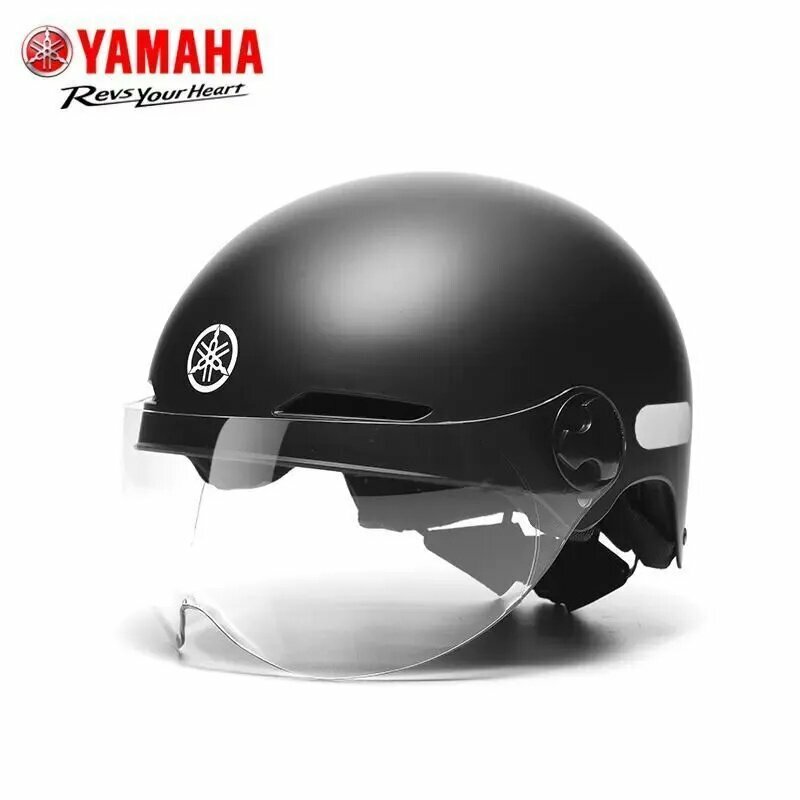 Yamaha Мотошлем, цвет: черный, размер: Универсальный
