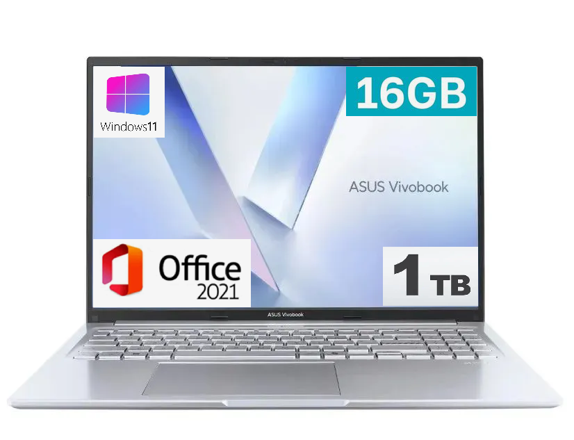 Ноутбук ASUS 16" 1920x1200, IPS, Ryzen 7 170 (8 ядер до 4.75ггц) , RAM 16 ГБ, SSD 1 TБ, Win 11 PRO+Office, рус. клав.