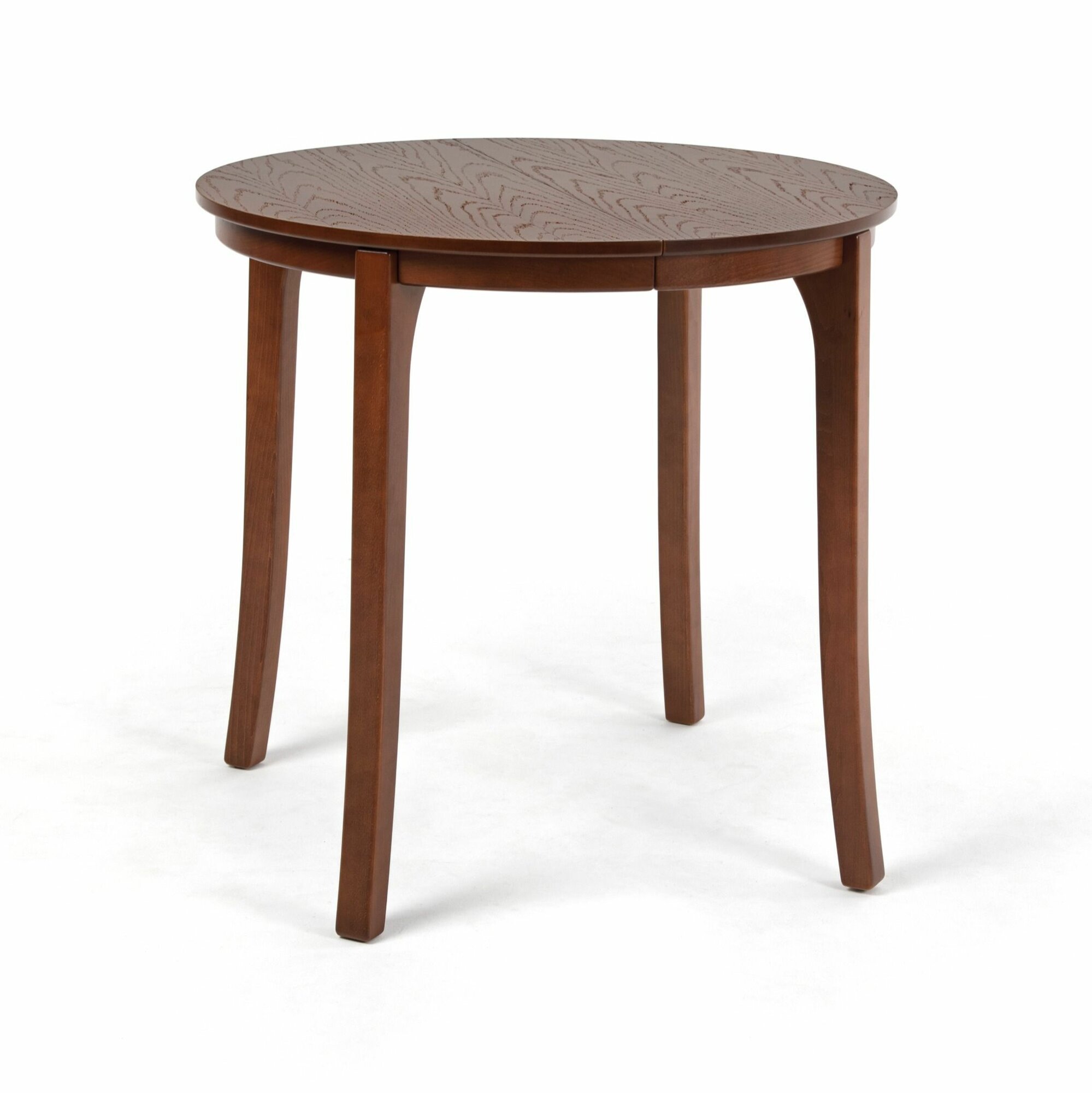 Стол пайн. 2 вставки, диаметр 90 см. Американский орех