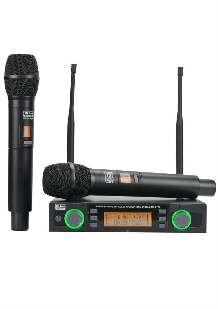 Радиосистема c двумя ручными передатчиками XLINE MD-272A