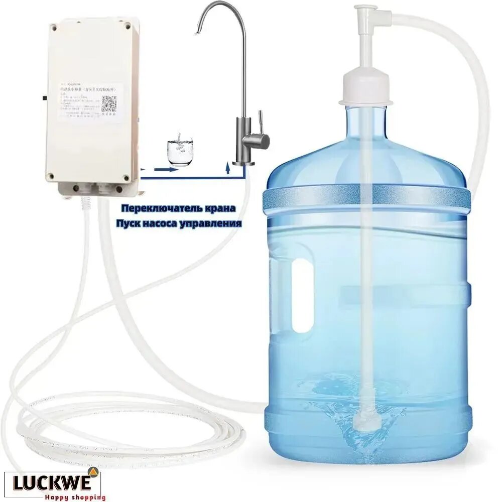 Пурифайер для воды настольный, с помпой-дозатором и защитой от детей - SKU0200368