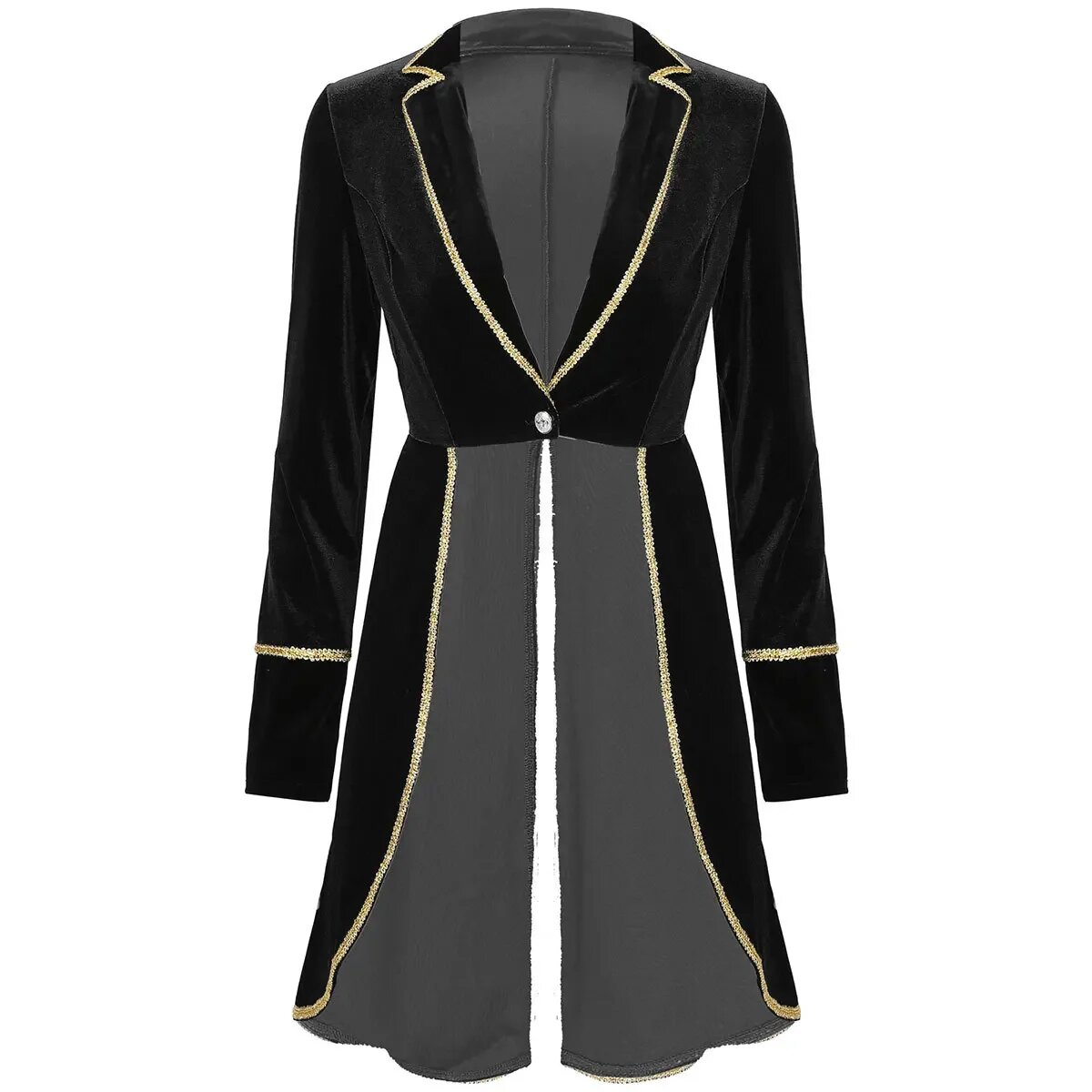 Костюм циркового директора VDUE4I Черный, XL, black