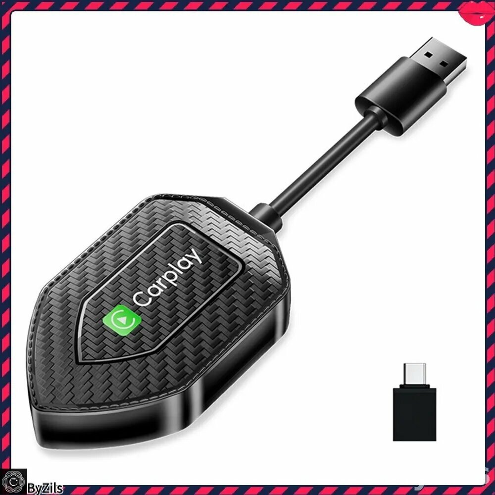 USB-кабель для CarPlay и Android Auto, черный