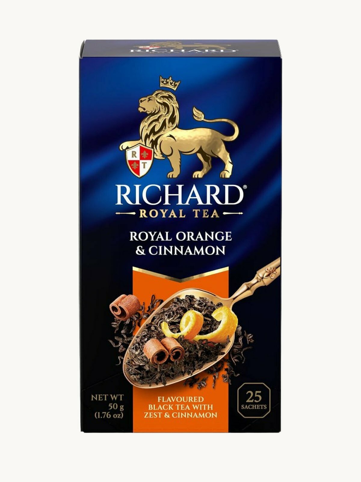 Чай черный Richard Royal Orange & Cinnamon в пакетиках, 25 пак.