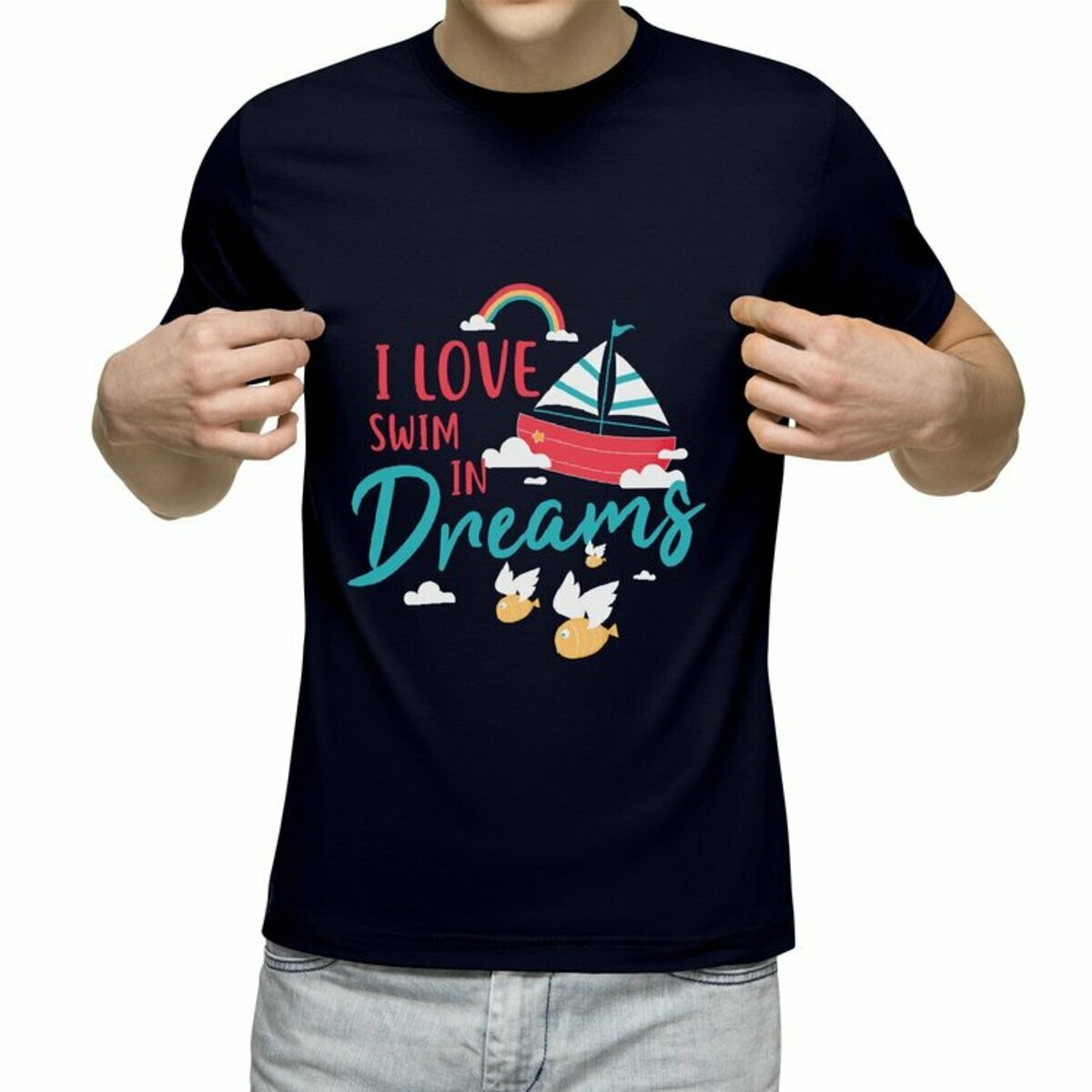 Футболка для плавания