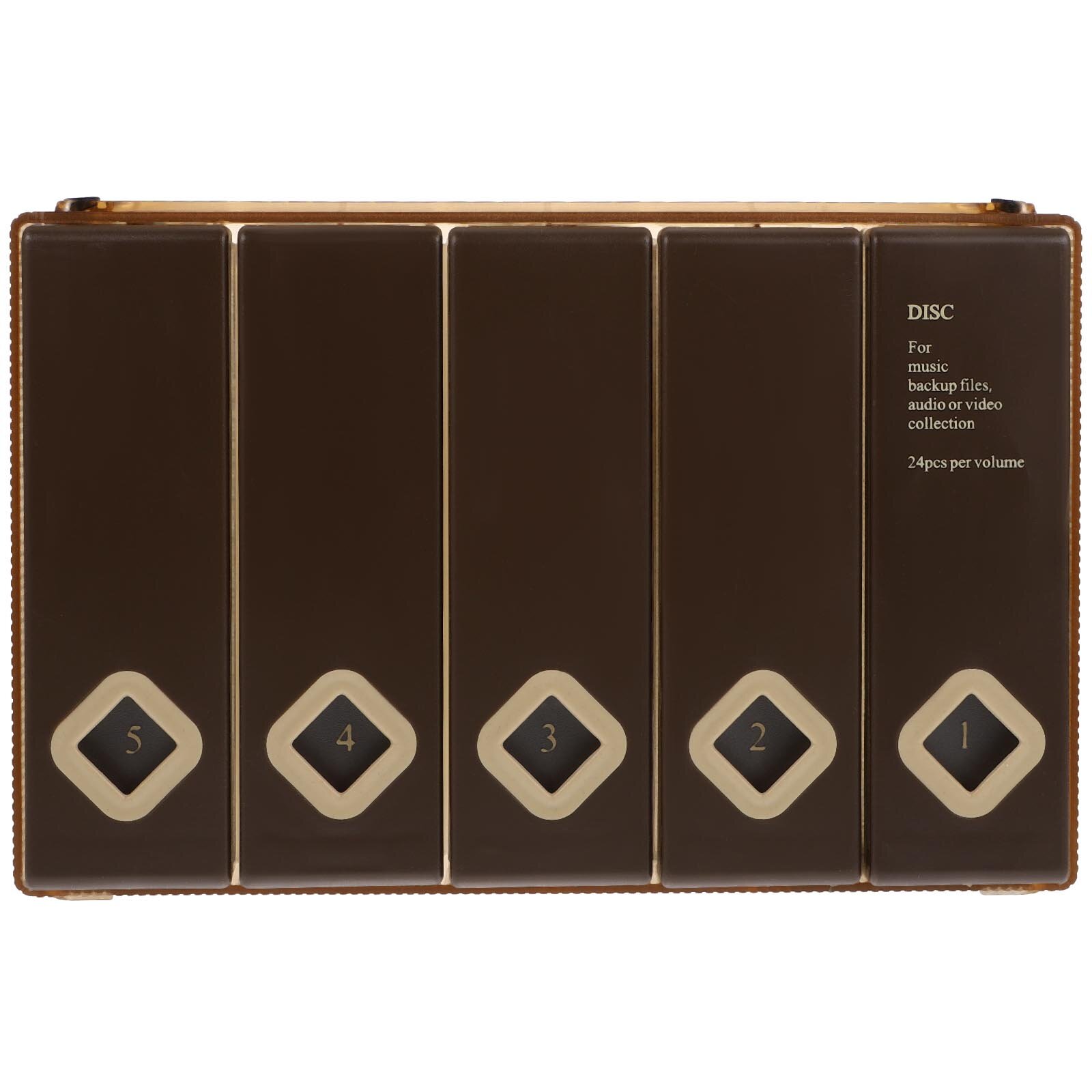 Контейнер для Дисков, Защита от Пыли, из PS-пластика, 1 Штука