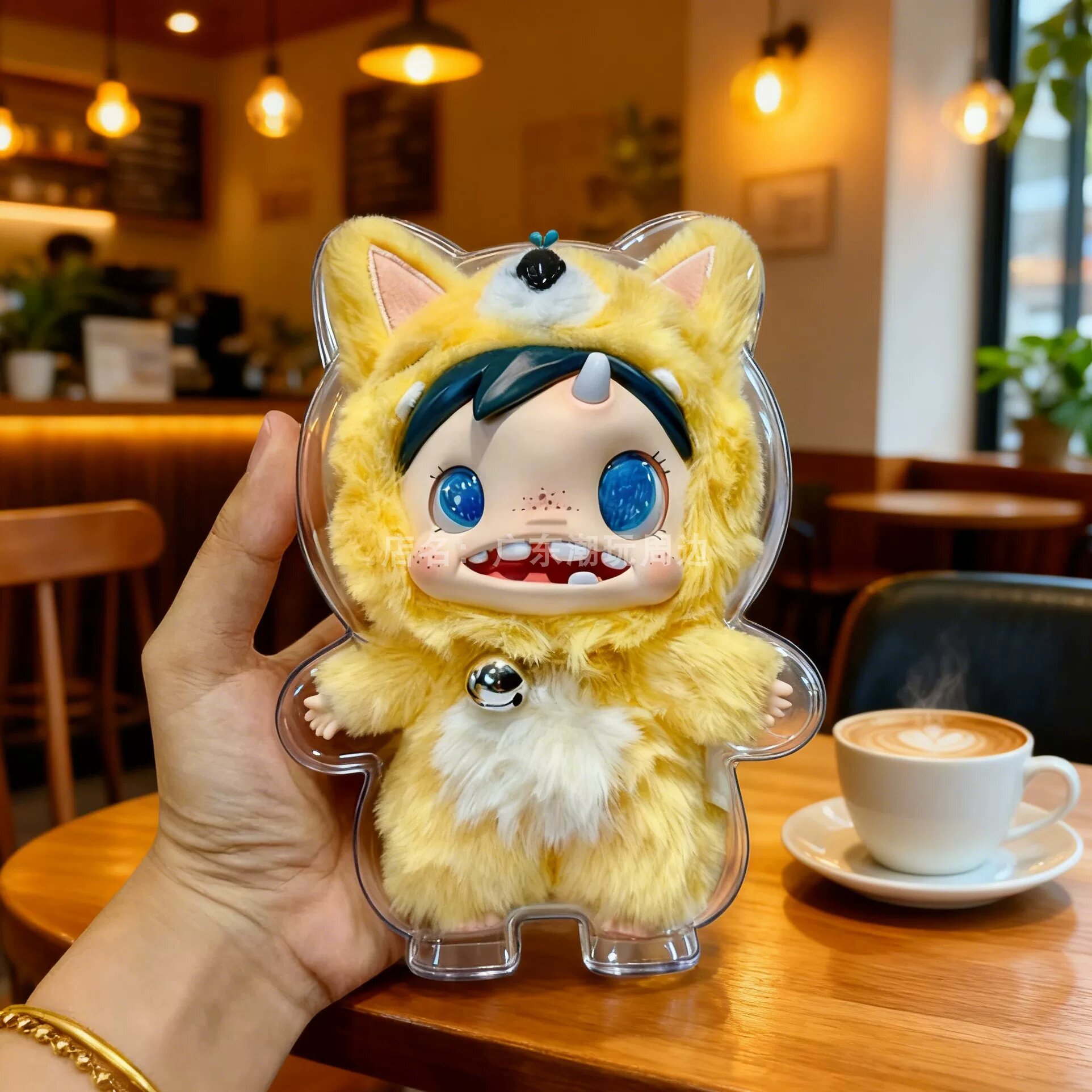 Pop Mart Pura Monster Collection Ананасовый Ароматный Монстр Высококачественный Жесткий Чехол для Коллекционных Фигур