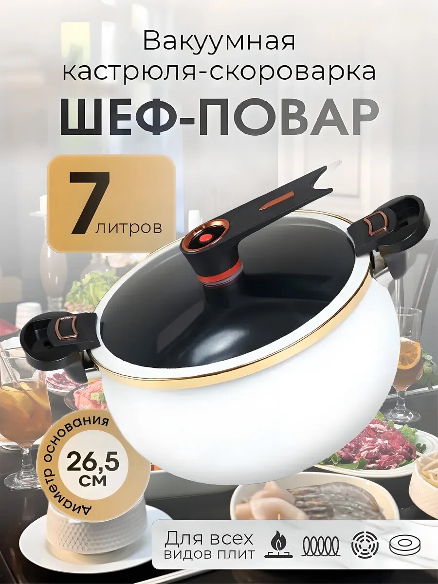 Кастрюля скороварка шеф повар