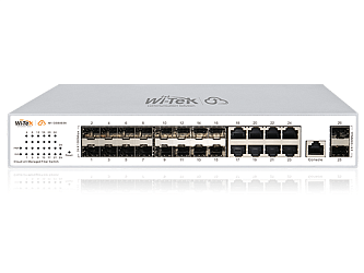 Wi-Tek WI-CGS5026 v2, оптический управляемый коммутатор L2, порты 18SFP+8GE