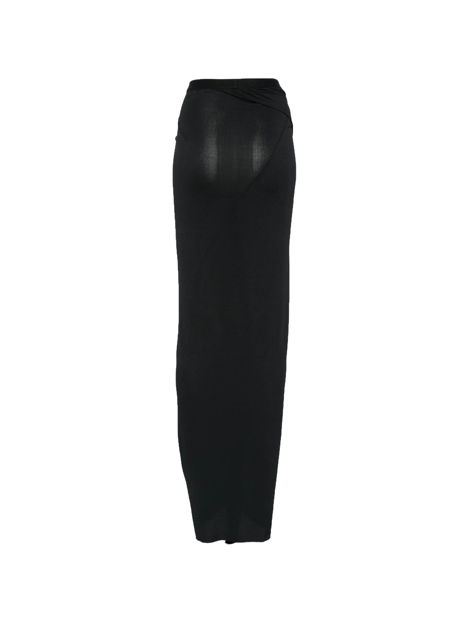 Юбка Rick Owens Lilies Draped asymmetric skirt, размер 44, черный — фото 1