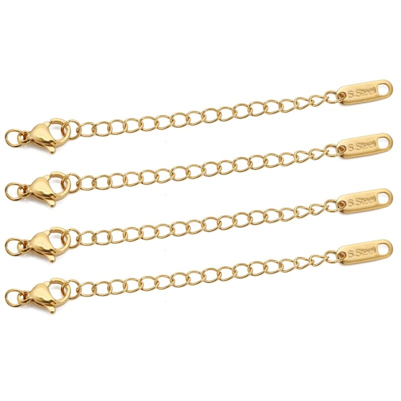 10 шт. Золотые удлинители для цепей Yovtor, Gold 3