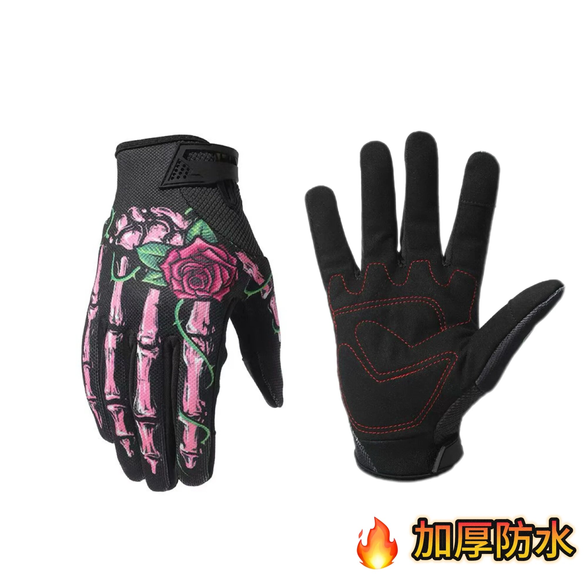 Розовые зимние перчатки Ghost Claw XL, водонепроницаемые