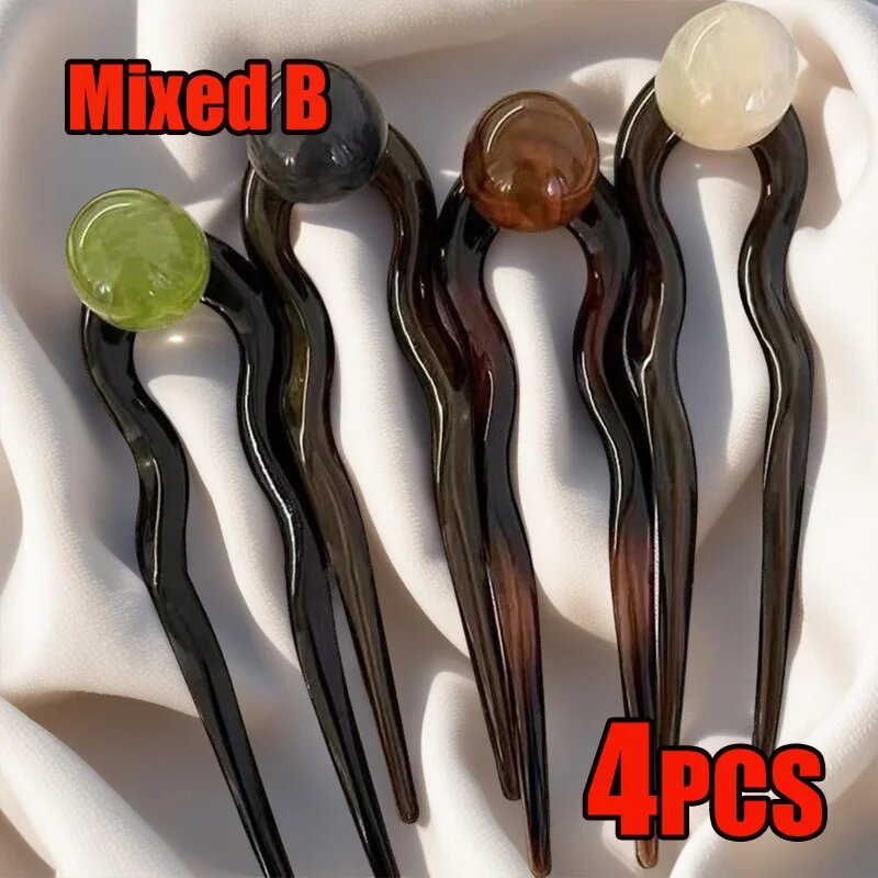 Заколки для волос Mixed B, 4 шт.