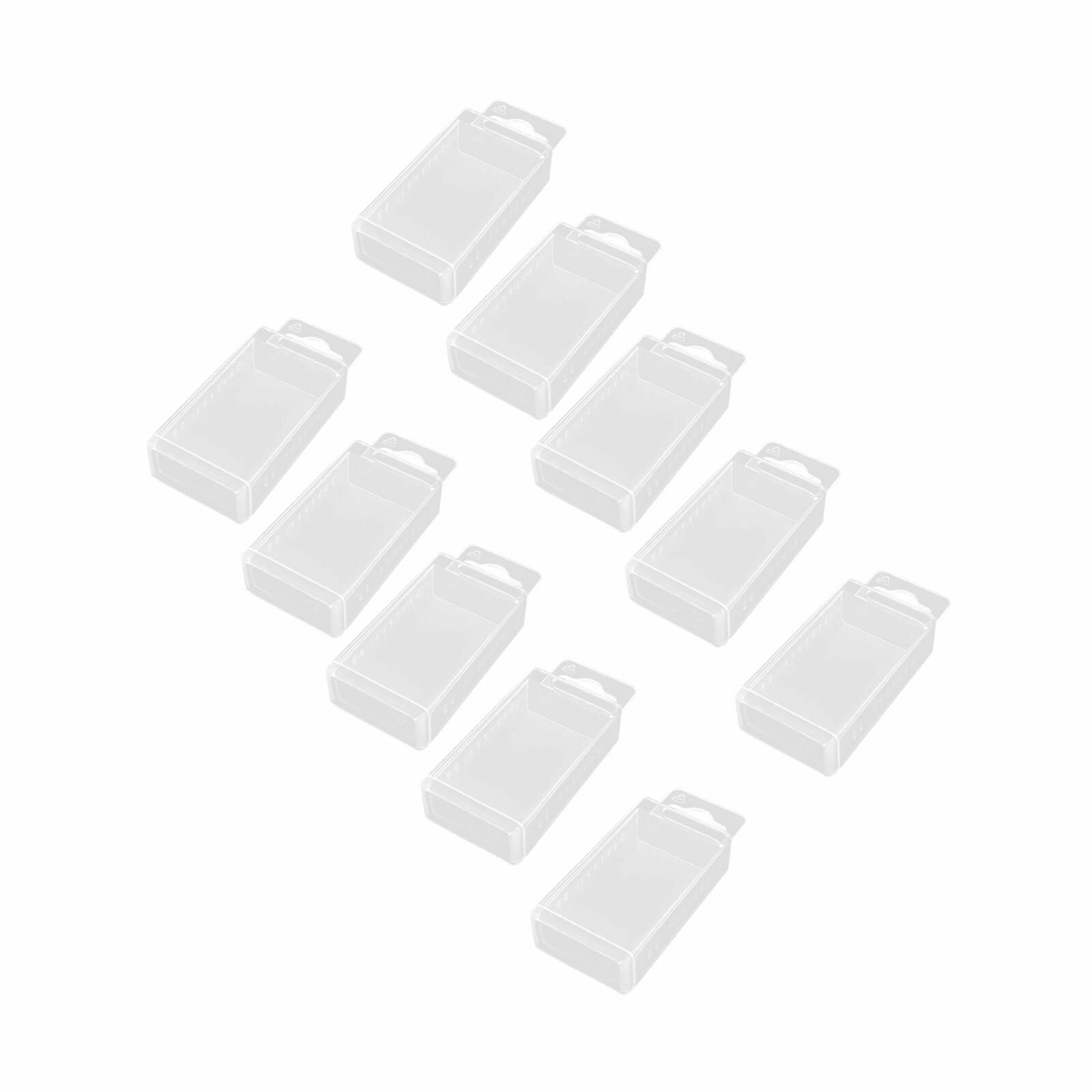 Набор из 10 коробок для хранения сверл, телескопическая регулируемая емкость для фрез