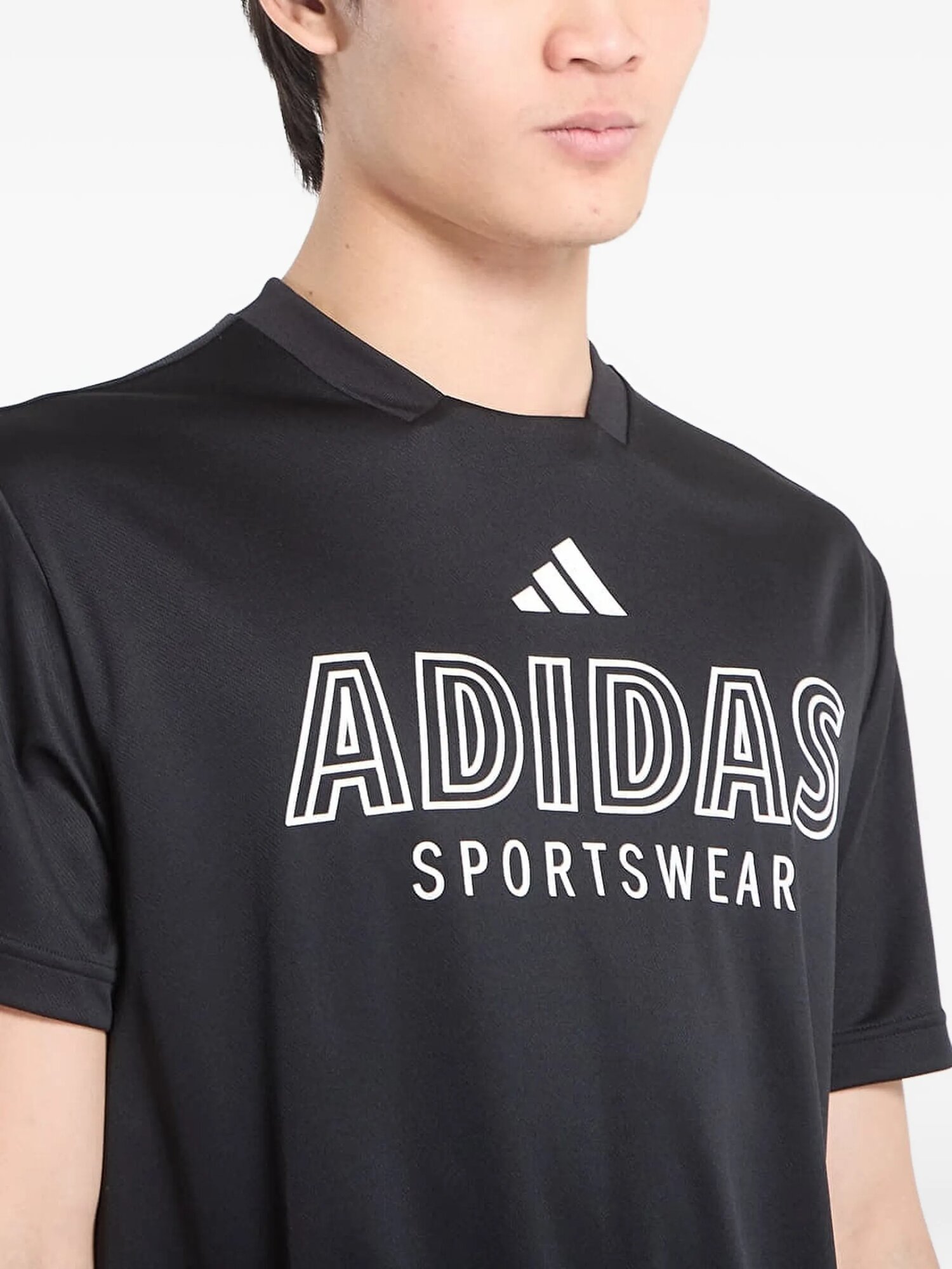 Футболка adidas, размер XL, черный — фото 1