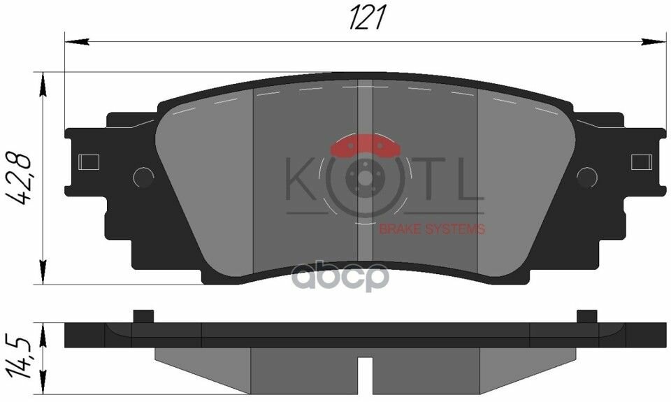 Тормозные колодки, дисковые, задние, TOYOTA Rav4 V (XA50), Camry (V70), C-HR, LEXUS