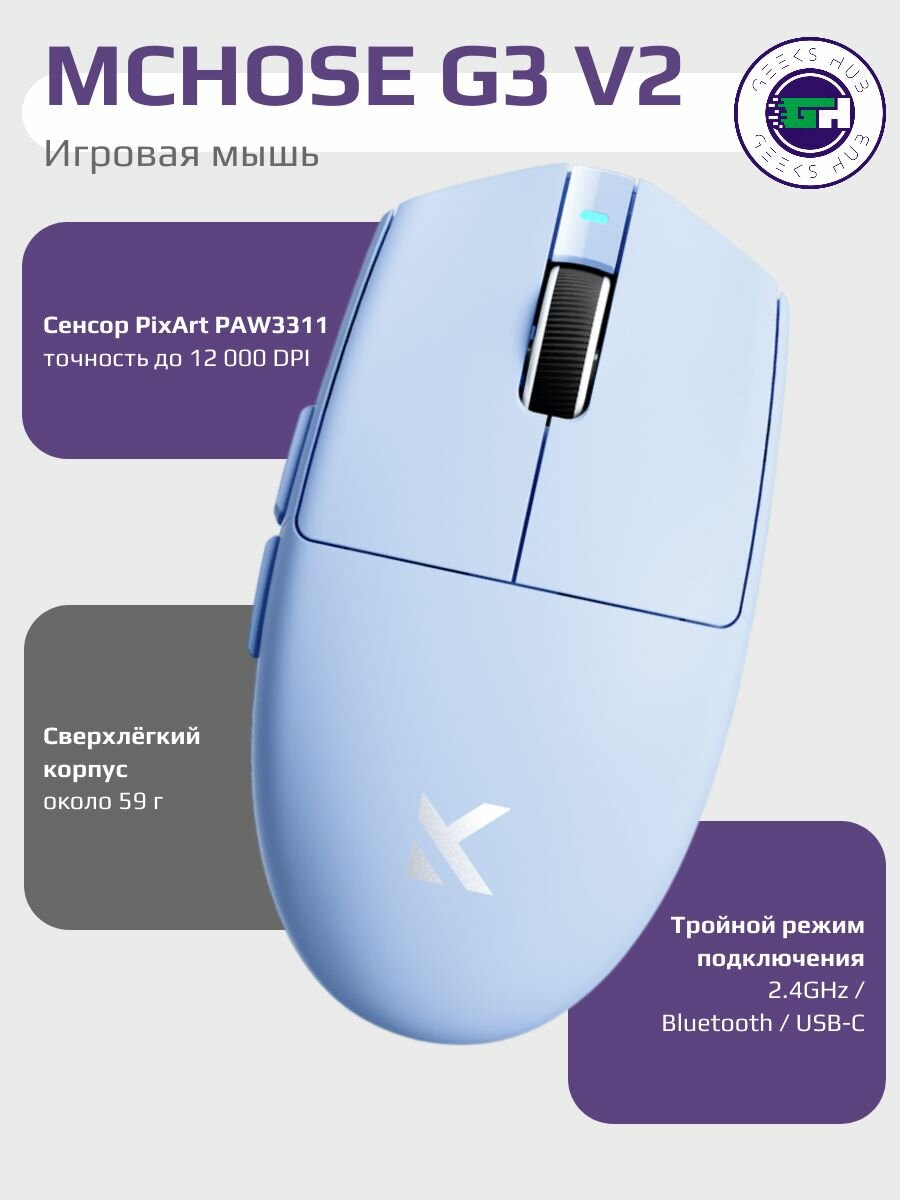 Игровая мышь MCHOSE G3 V2