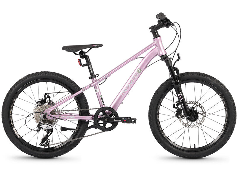 Детский велосипед Maxiscoo 7Bike 20, год 2026, цвет Розовый