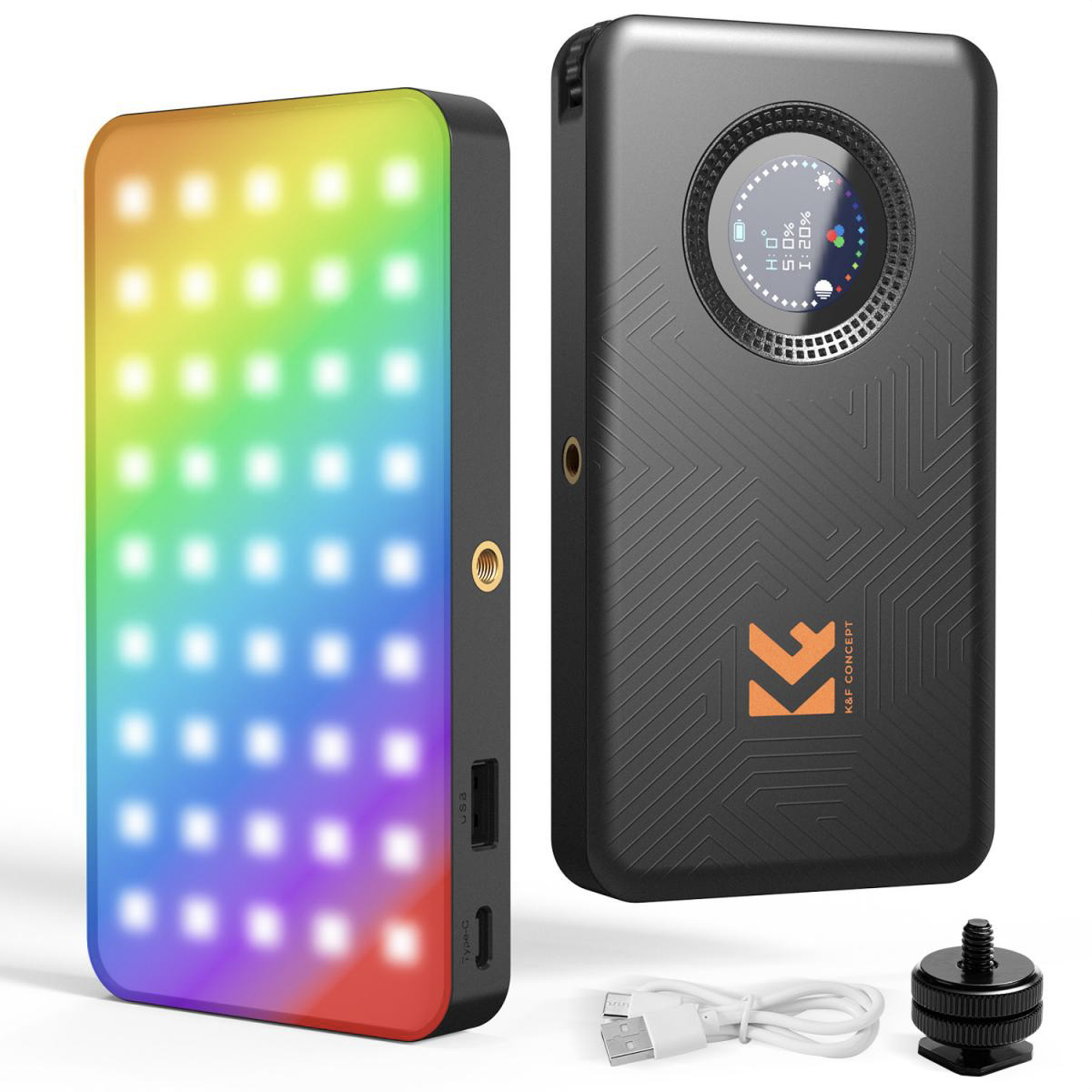 Осветитель K&F Concept KF34.052 10W RGB Компактный