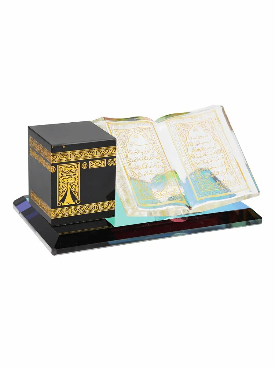 Мусульманский Кристалл Позолоченный Кааба 2 шт. Модель